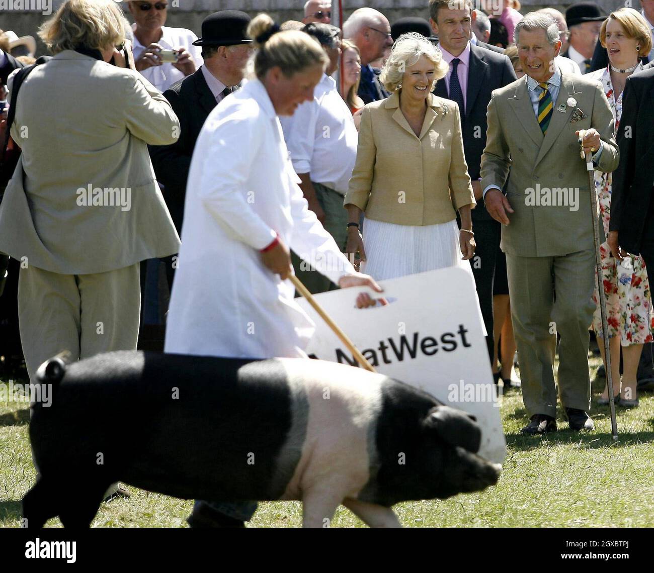 Prince Charles, Prince of Wales and Camilla, Duchess of Cornwall view ...