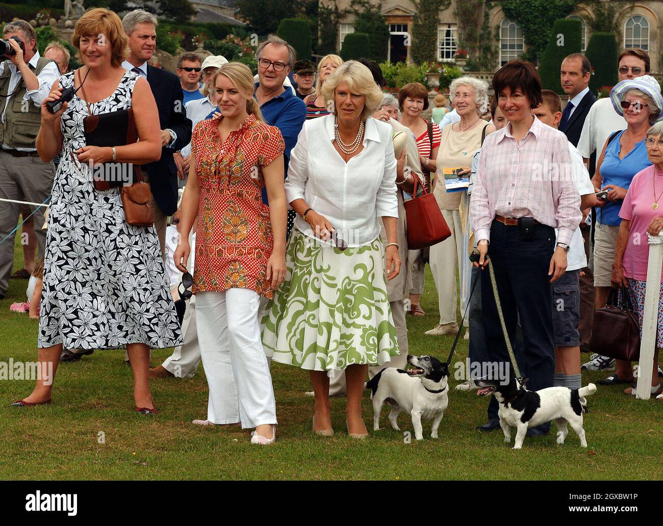 Camilla, Duchess of Cornwall is accompanied by her daughter Laura Lopes ...