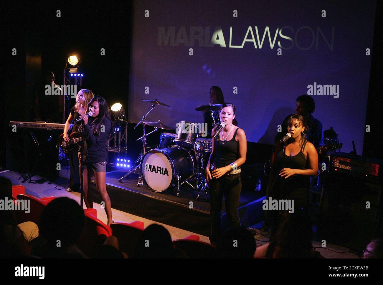 Maria Lawson performs during the Bubble Hits Party at the Soho Hotel on ...
