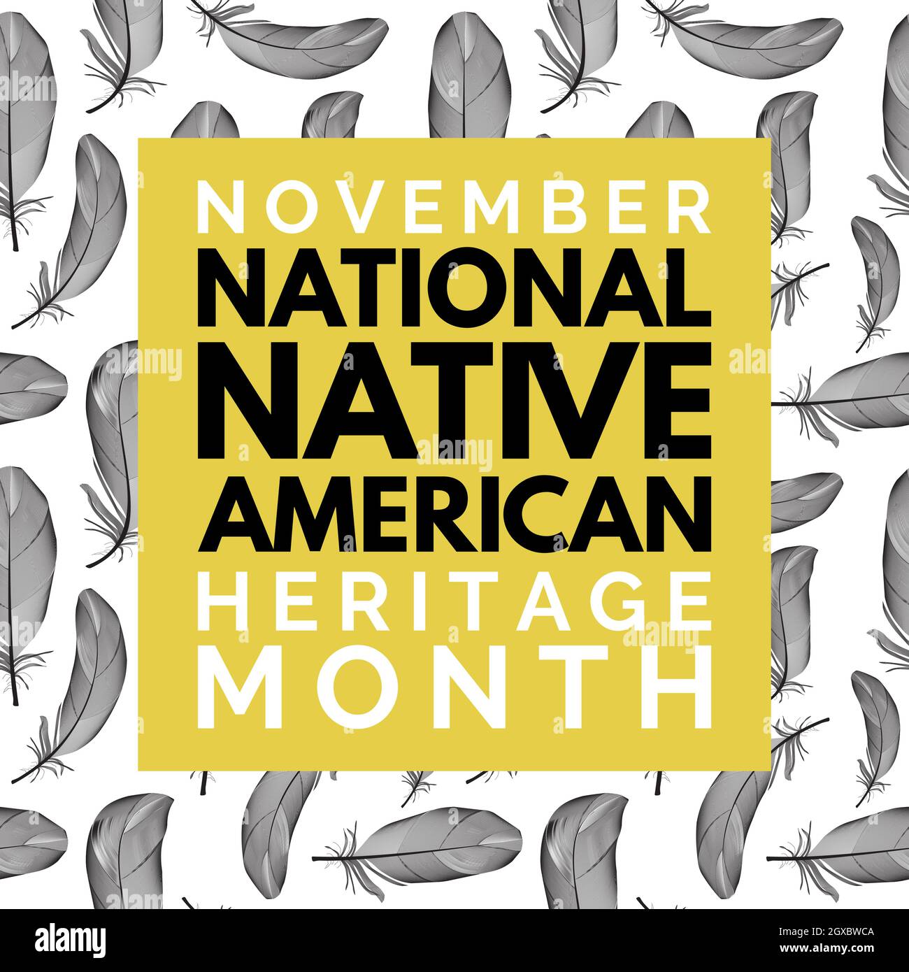 November National Native American Heritage Month. Vector Illustration ...