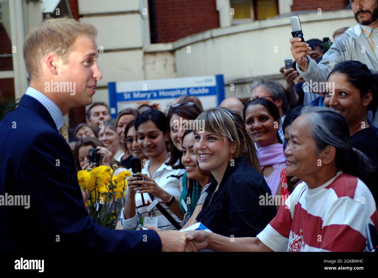 Prince William visits St Mary's Hospital in London to open the new ...