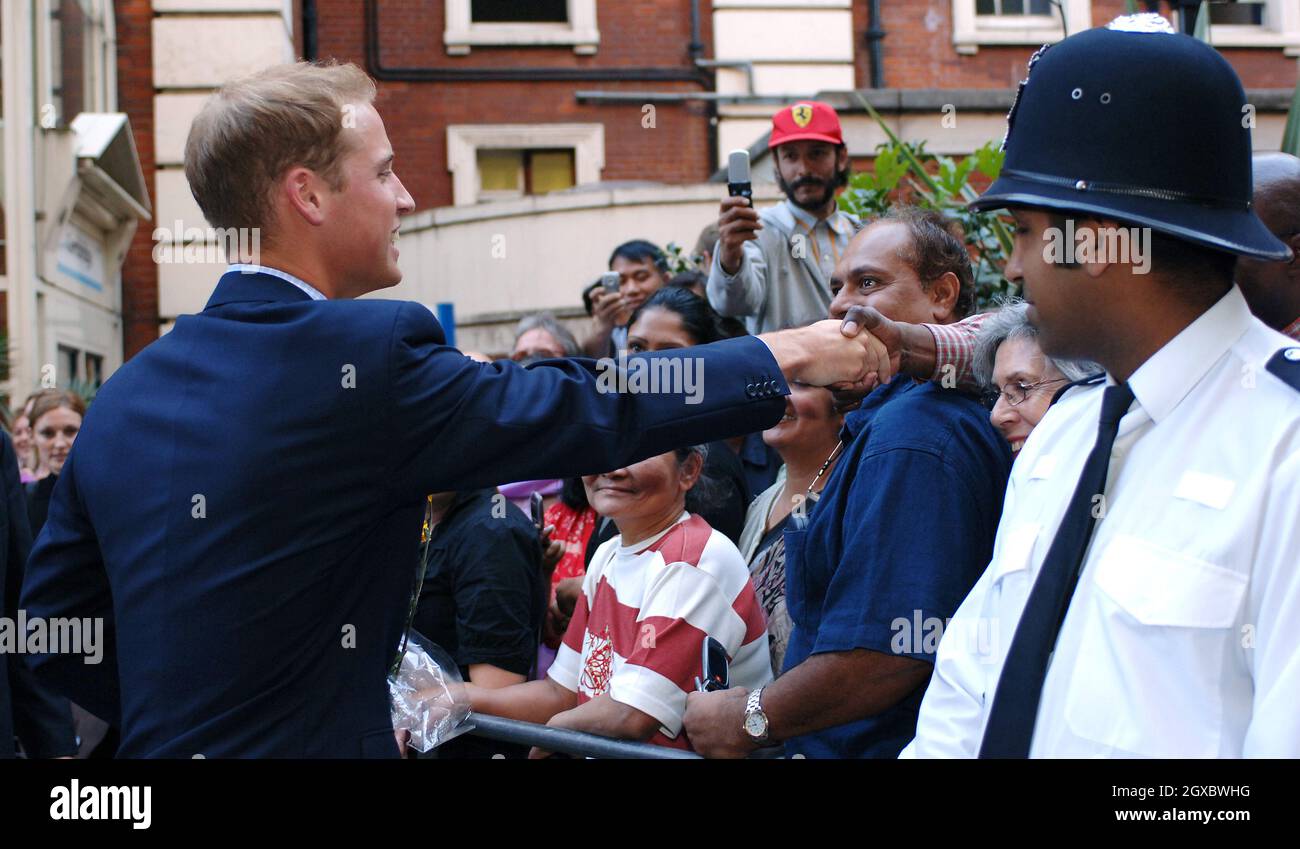 Prince William visits St Mary's Hospital in London to open the new ...