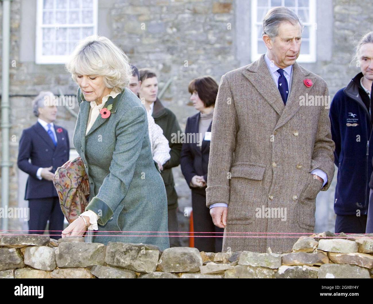 Prince Charles, Prince of Wales and Camilla, Duchess of Cornwall view ...