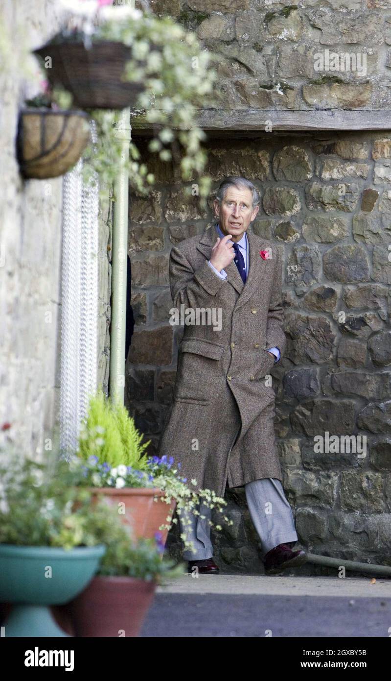 Prince Charles, Prince of Wales visits Dunterly Farm in Norhumberland ...