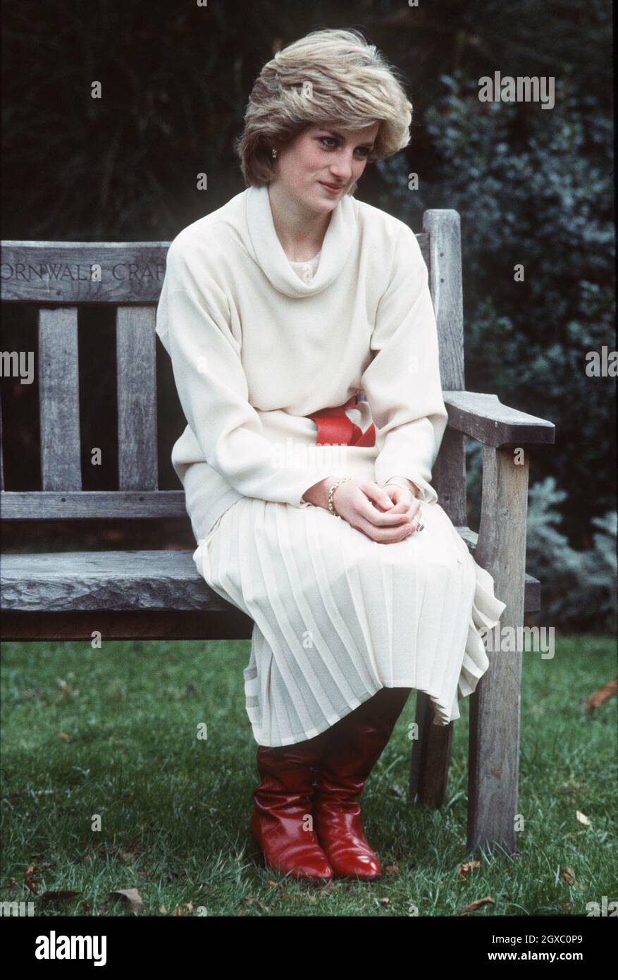 Diana, Princess of Wales in Kensington Palace gardens in December 1983 ... Diana, Princess of Wales in Kensington Palace gardens in December 1983 ...