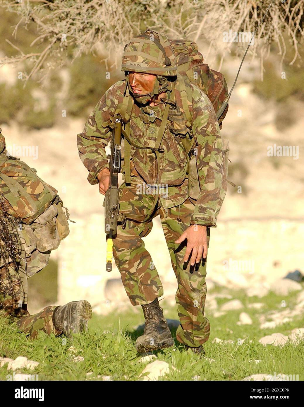 Prince William takes part in an army training exercise Winter Victory ...