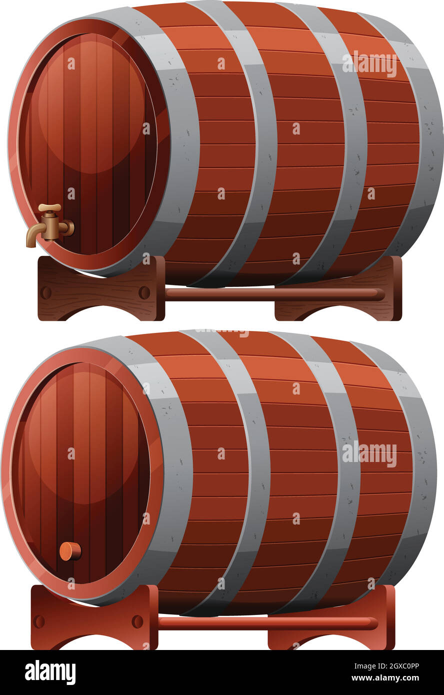 White bottle wineglass on Stock Vector Images - Alamy