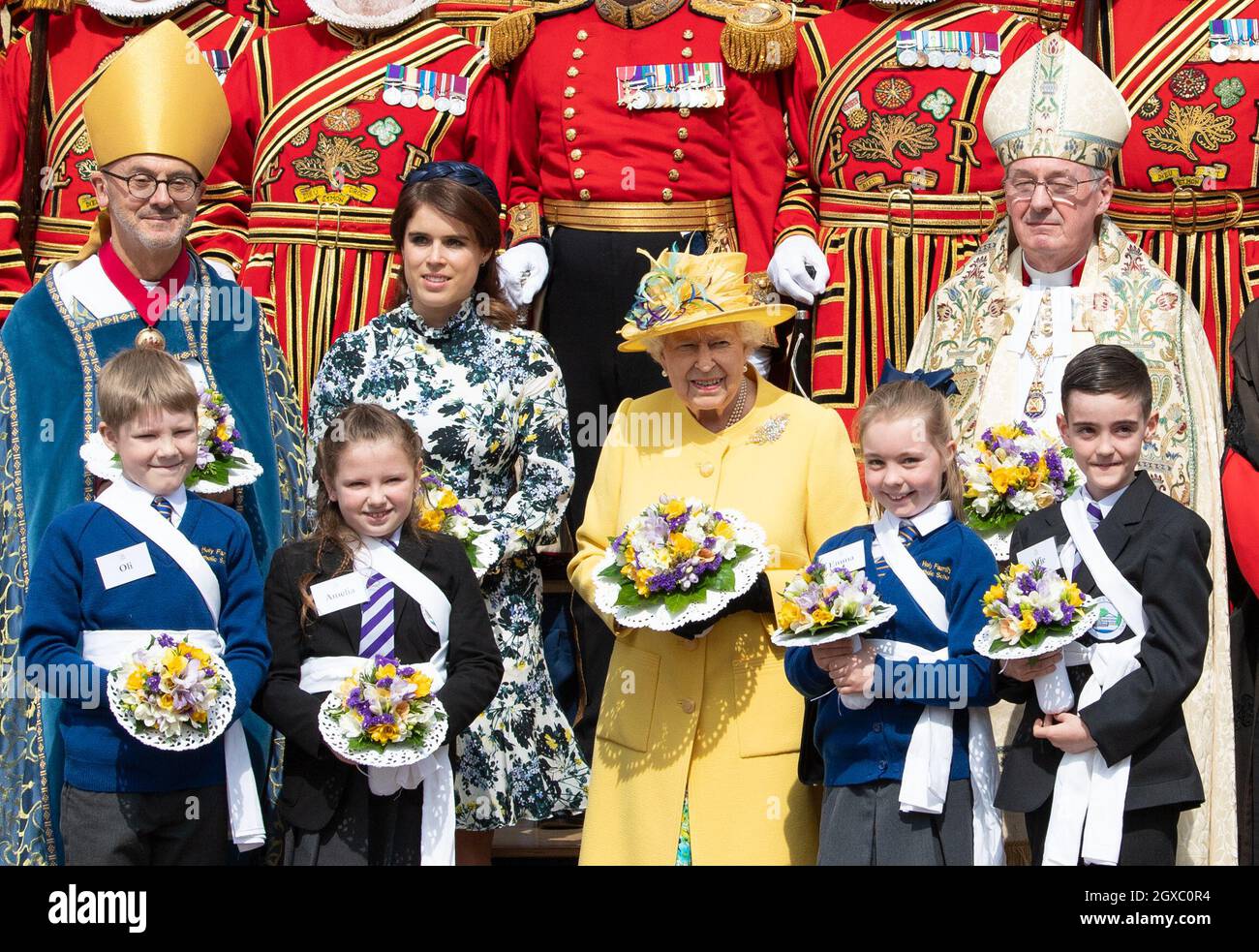 Queen Elizabeth ll and Princess Eugenie of Yorke attend the Royal ...
