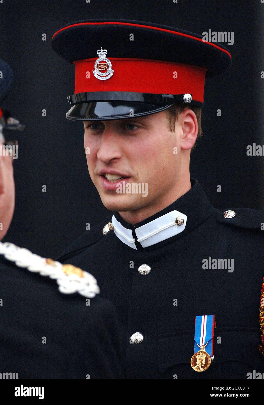Prince William after the Sovereign's Parade at the Royal Military ...