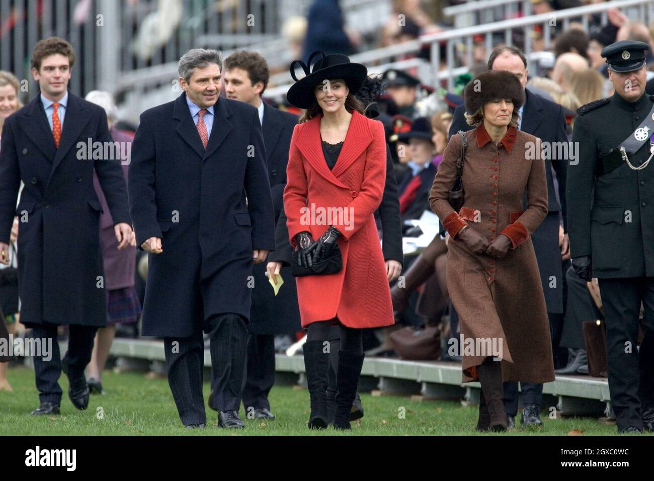 Kate Middleton, Prince William's girlfriend, attends the Sovereign's ...