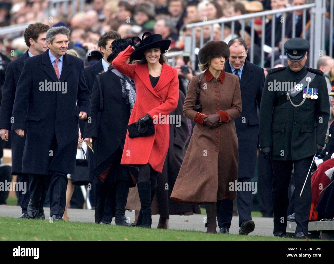 Kate Middleton, Prince William's girlfriend, attends the Sovereign's ...