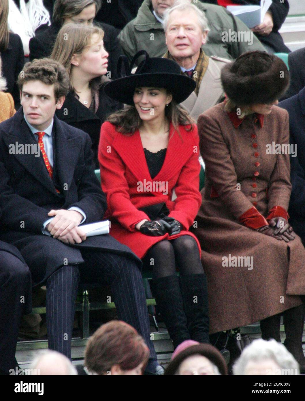 Kate Middleton, Prince William's girlfriend, attends the Sovereign's ...