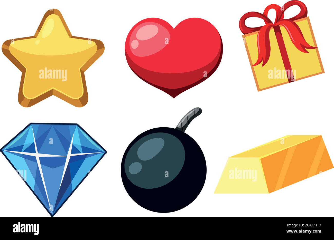 Set of game icon Stock Vector Image & Art - Alamy