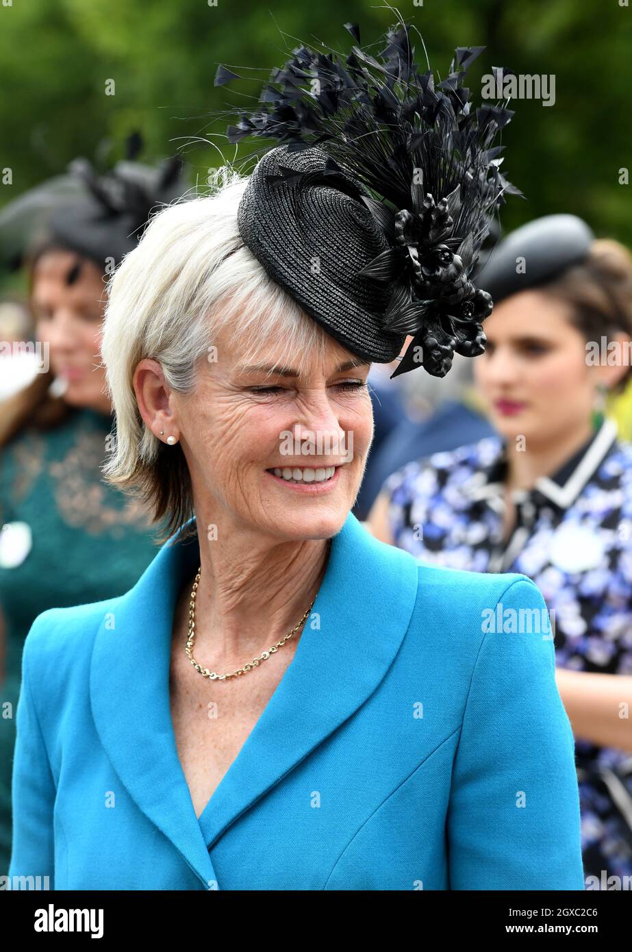 Judy Murray attends Ladies Day at Royal Ascot on June 29, 2019 Stock ...