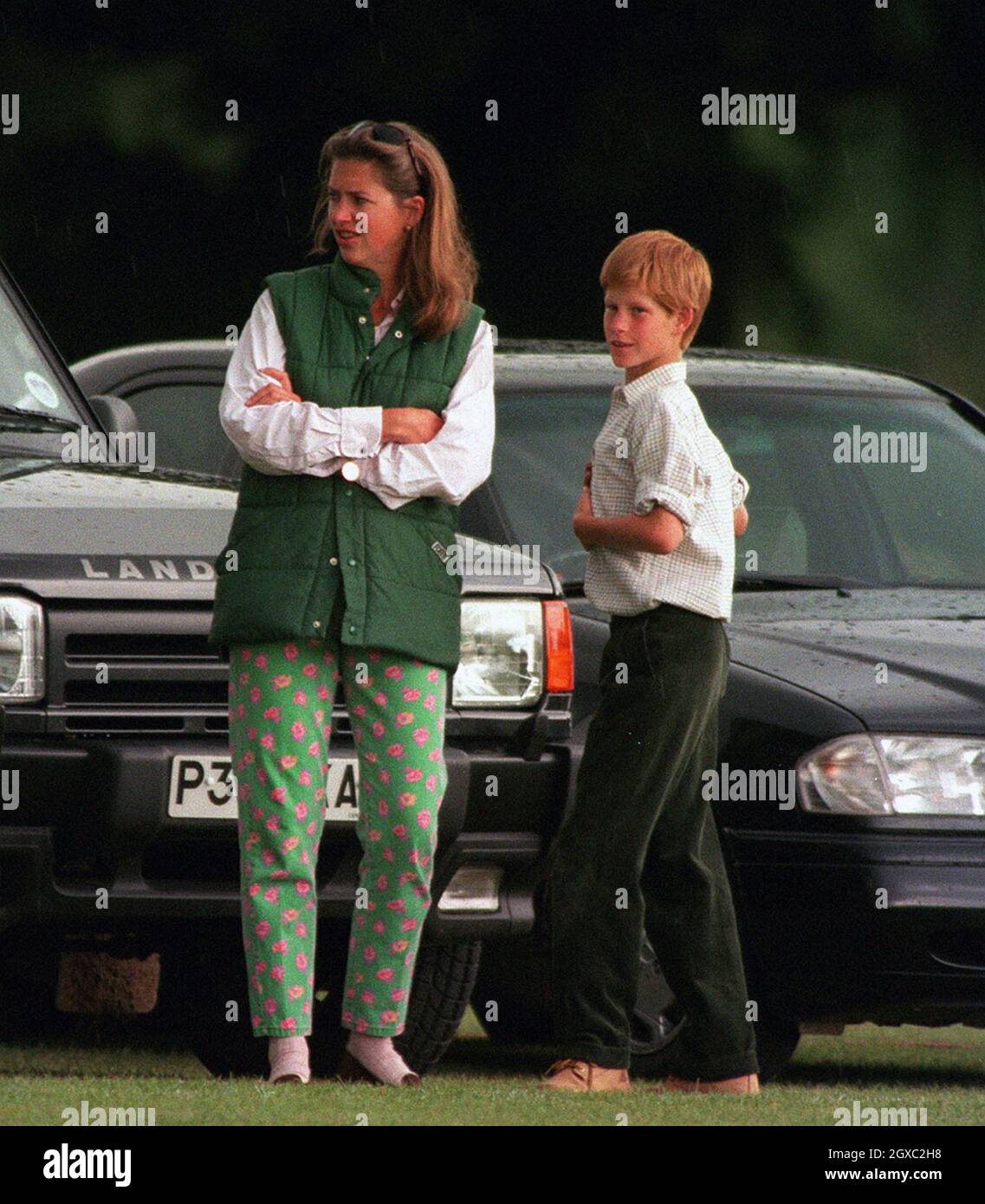 Prince Harry chats to his nanny Tiggy Legge-Bourke at Cirencester Polo ...