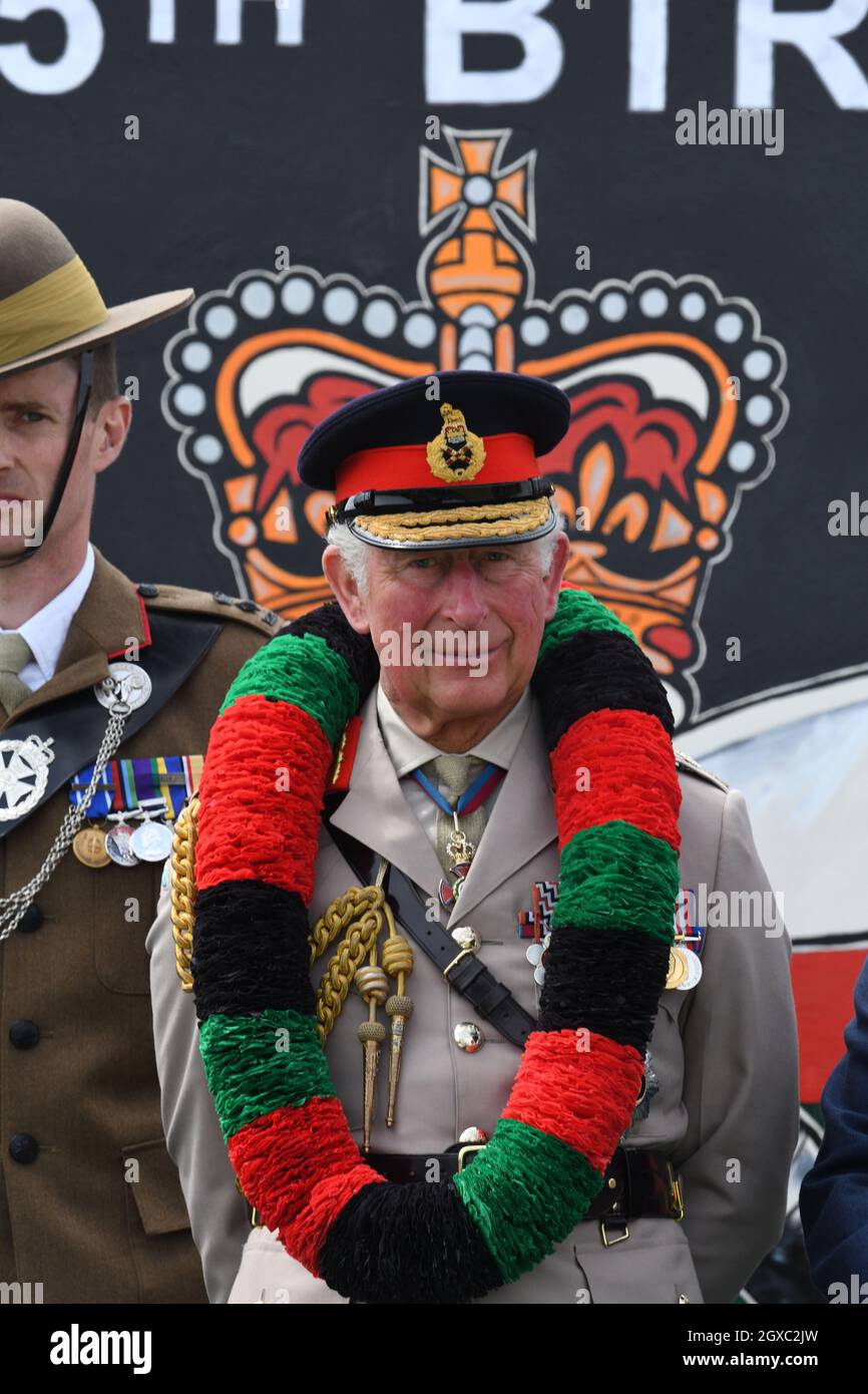 Prince Charles, Prince of Wales, Colonel-in-Chief, 1st Battalion The ...