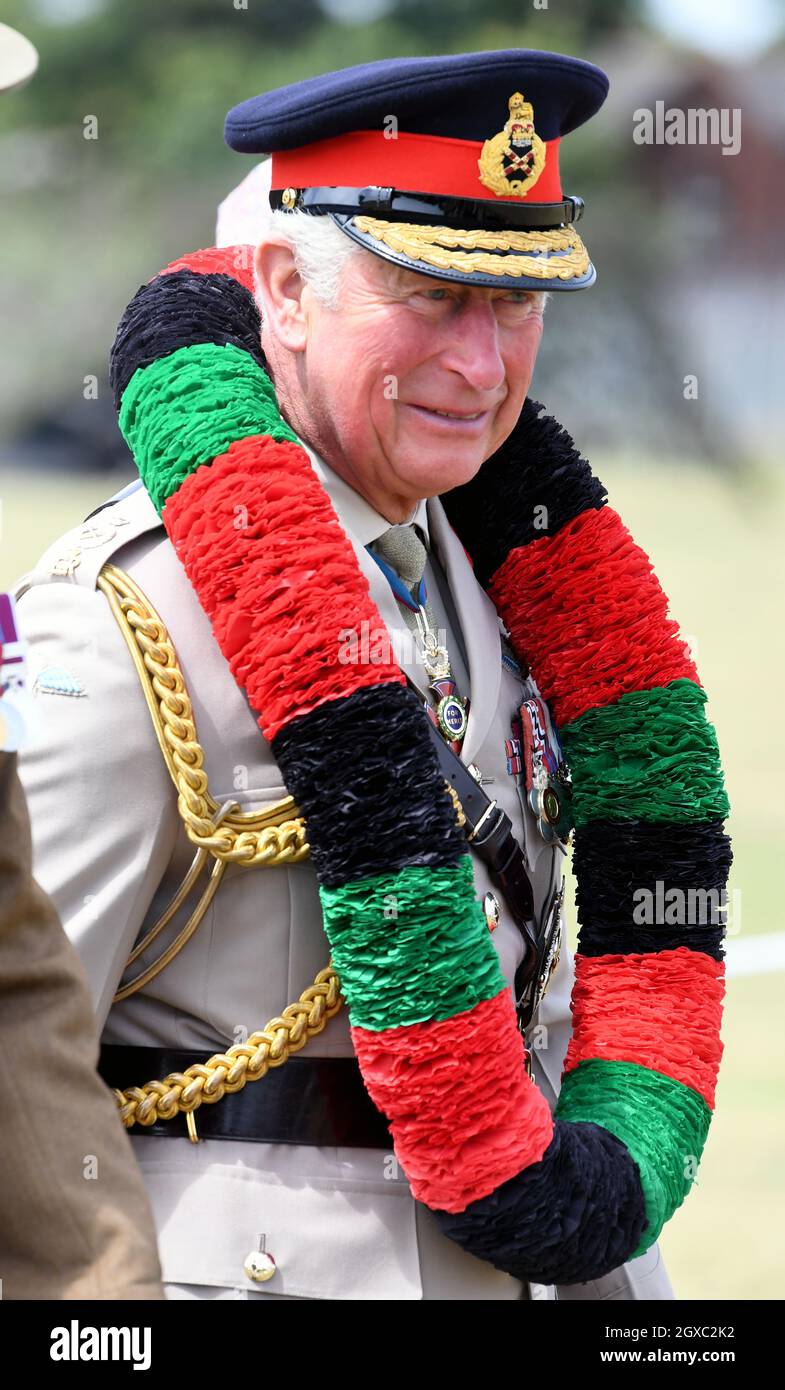 Prince Charles, Prince of Wales, Colonel-in-Chief, 1st Battalion The ...