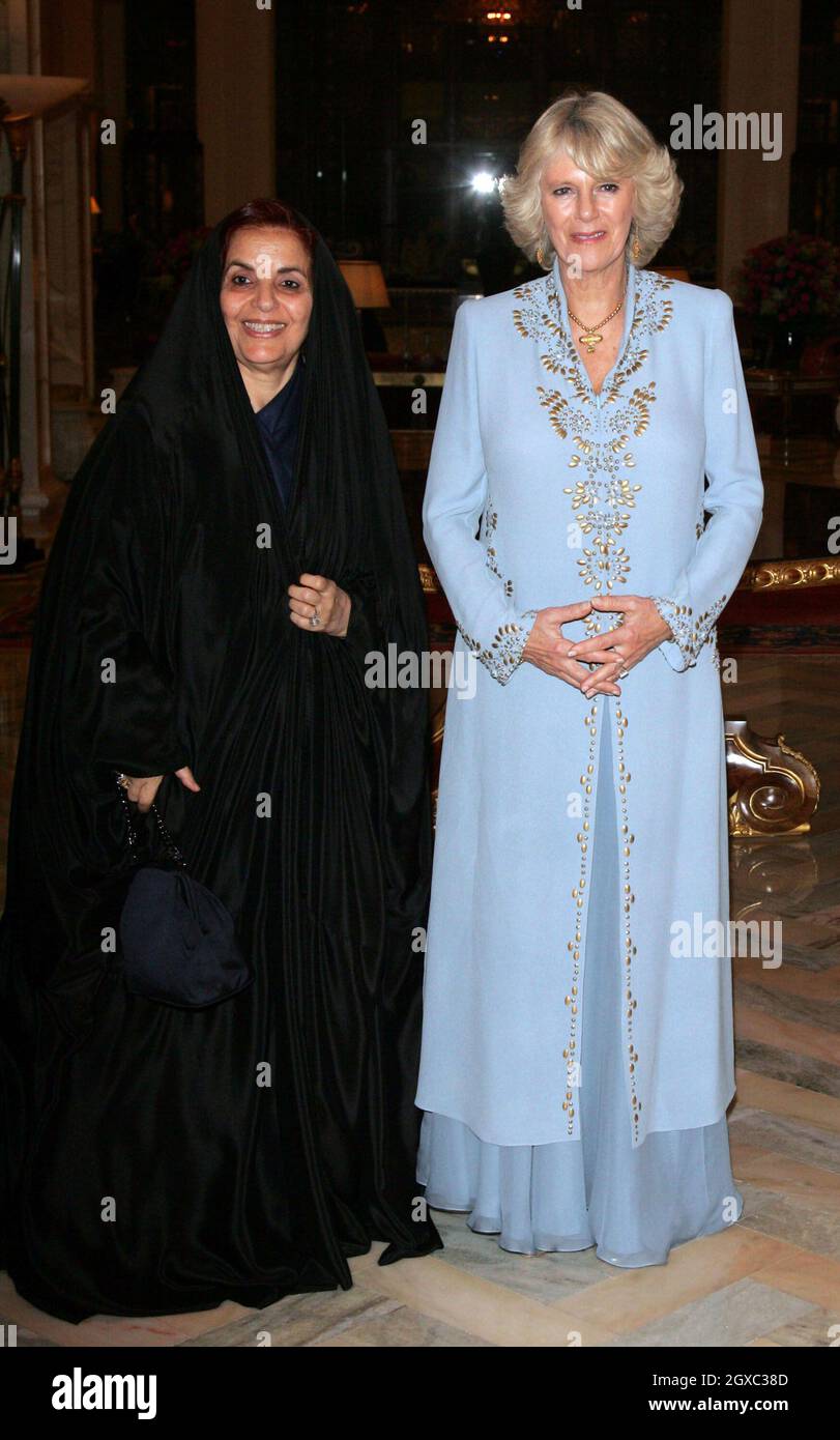 Camilla, Duchess of Cornwall arrives for a ladies only dinner with ...