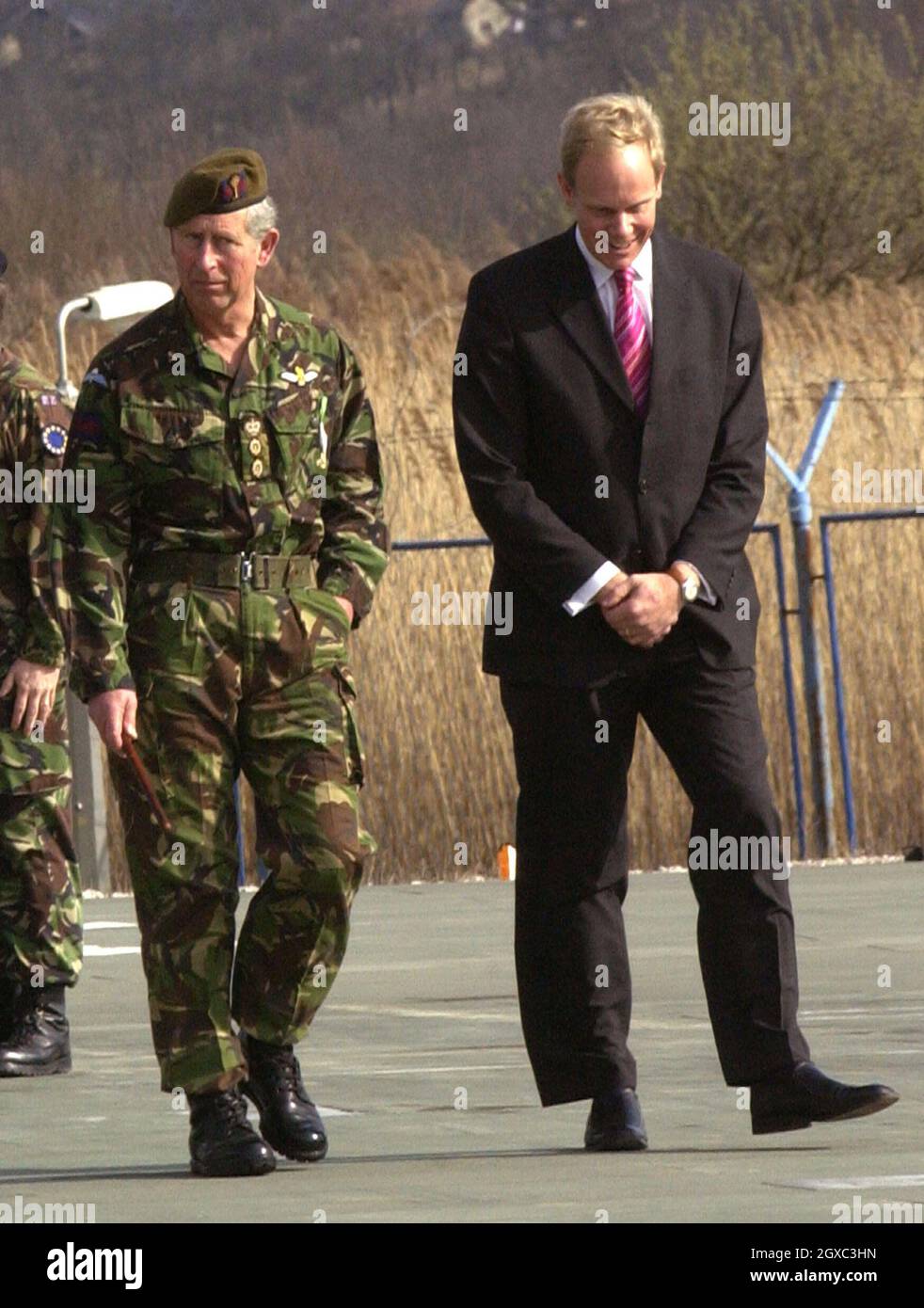 Prince Charles, Prince of Wales, wearing his uniform as Colonel-in ...