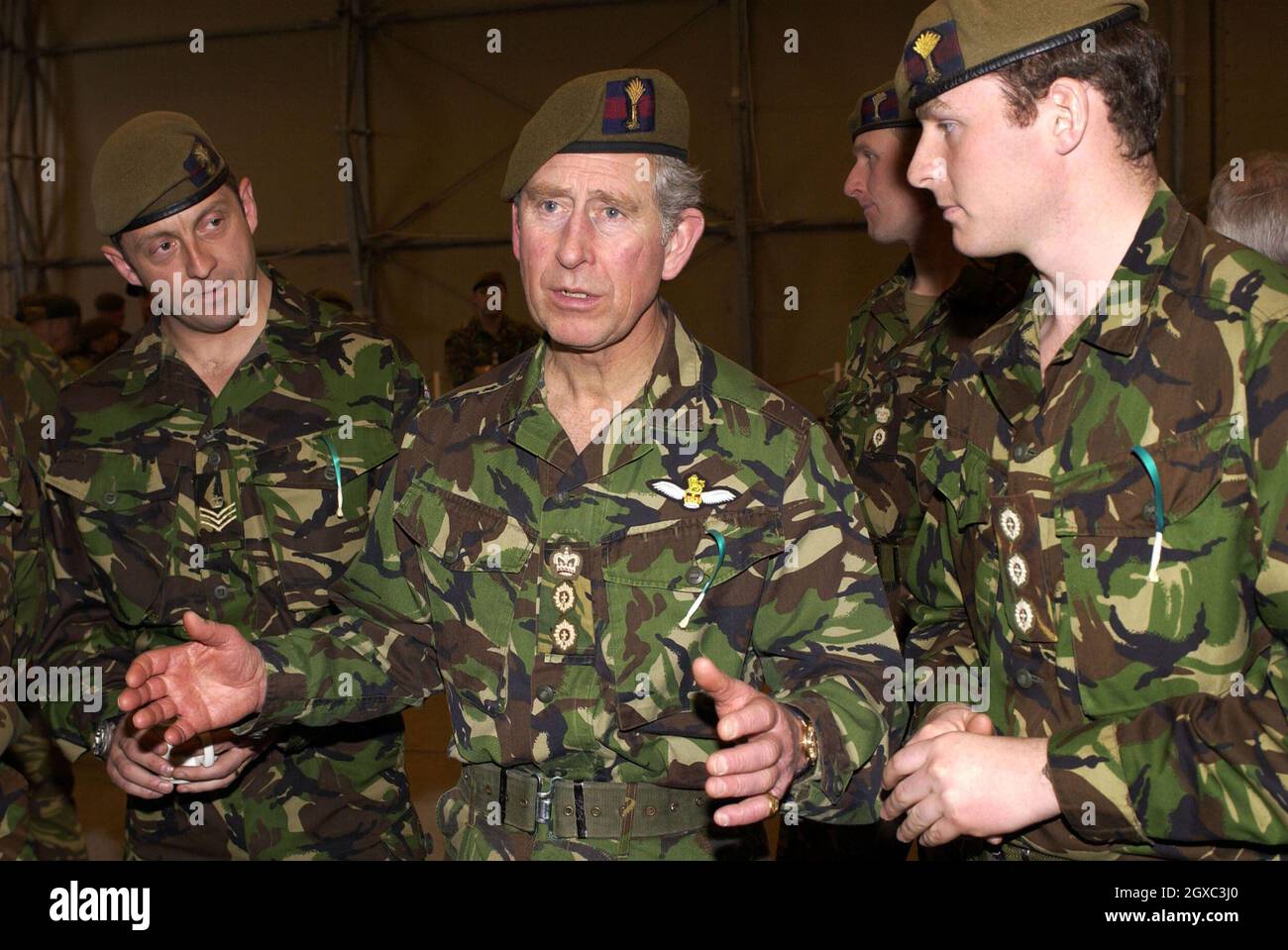 Prince of wales meets the welsh guards hi-res stock photography and ...