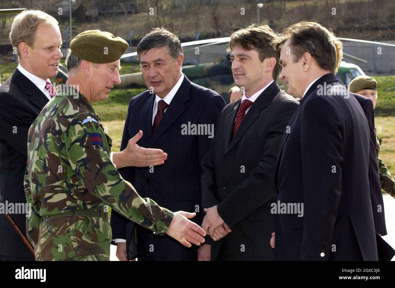 Prince Charles, Prince of Wales, wearing his uniform as Colonel-in ...