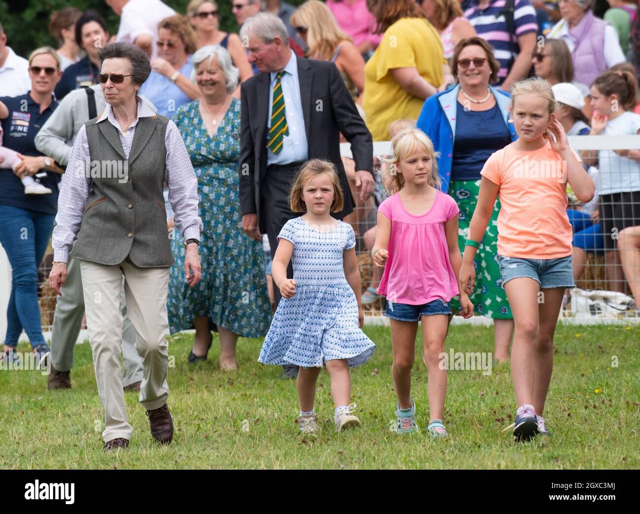 Princess Anne, thePrincess Royal, Mia Tindall, Isla Phillips and ...