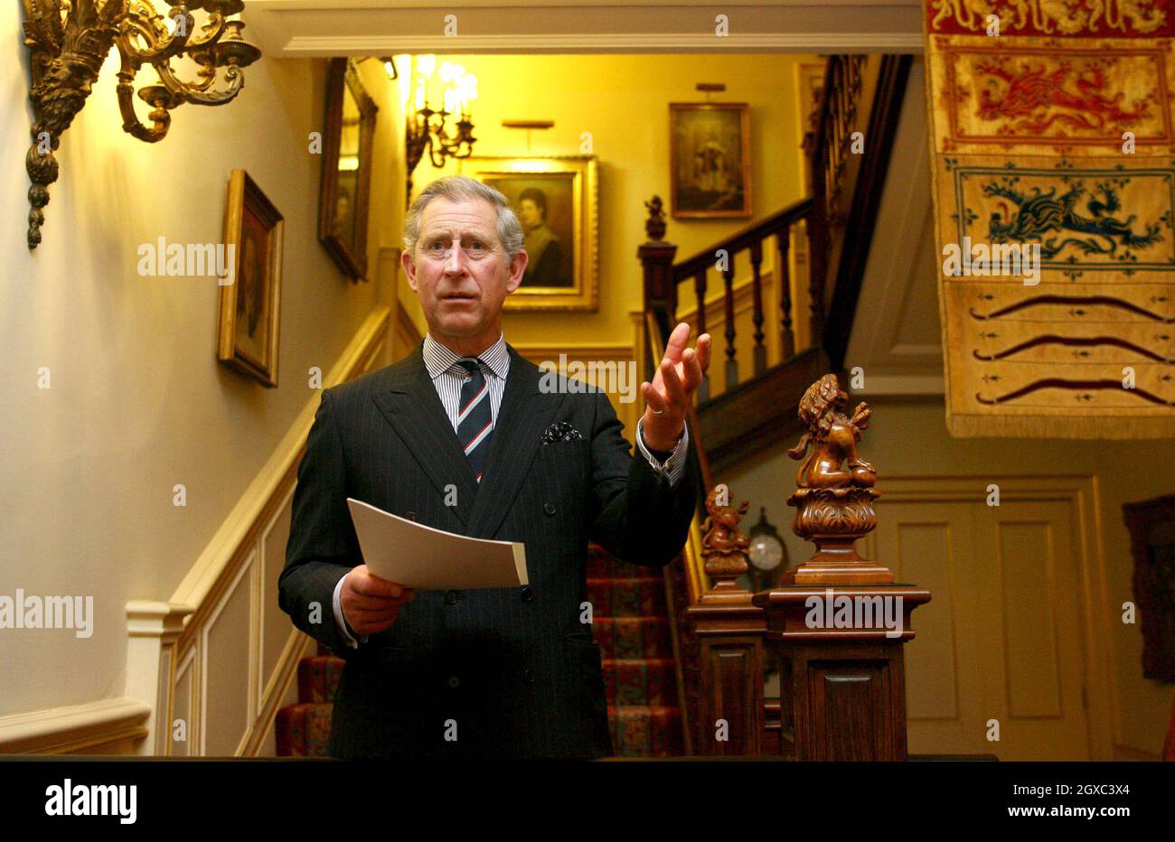 Prince Charles, Prince of Wales delivers a speech during 'The Pub is ...