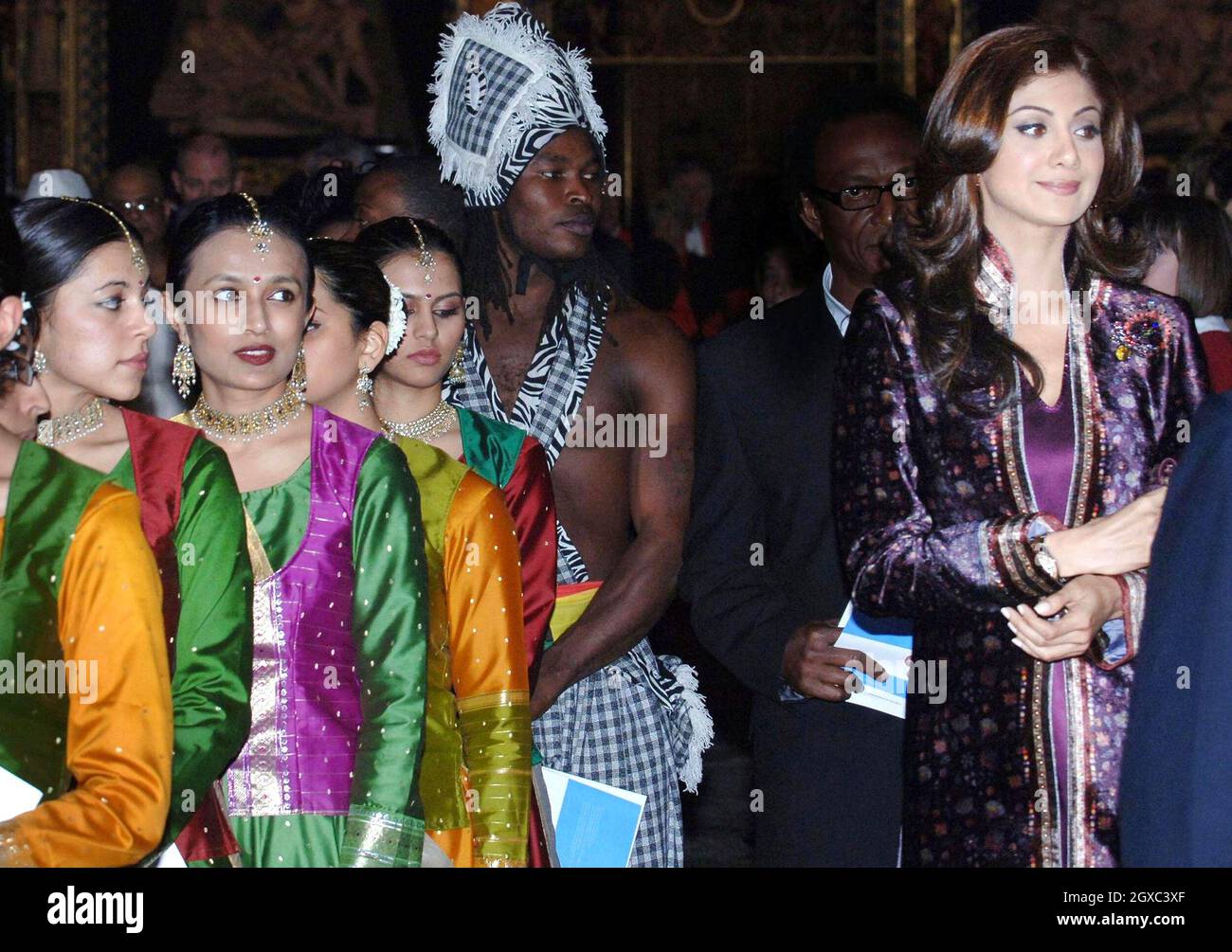 Shilpa Shetty at Westminster Abbey in London where she met Queen ...