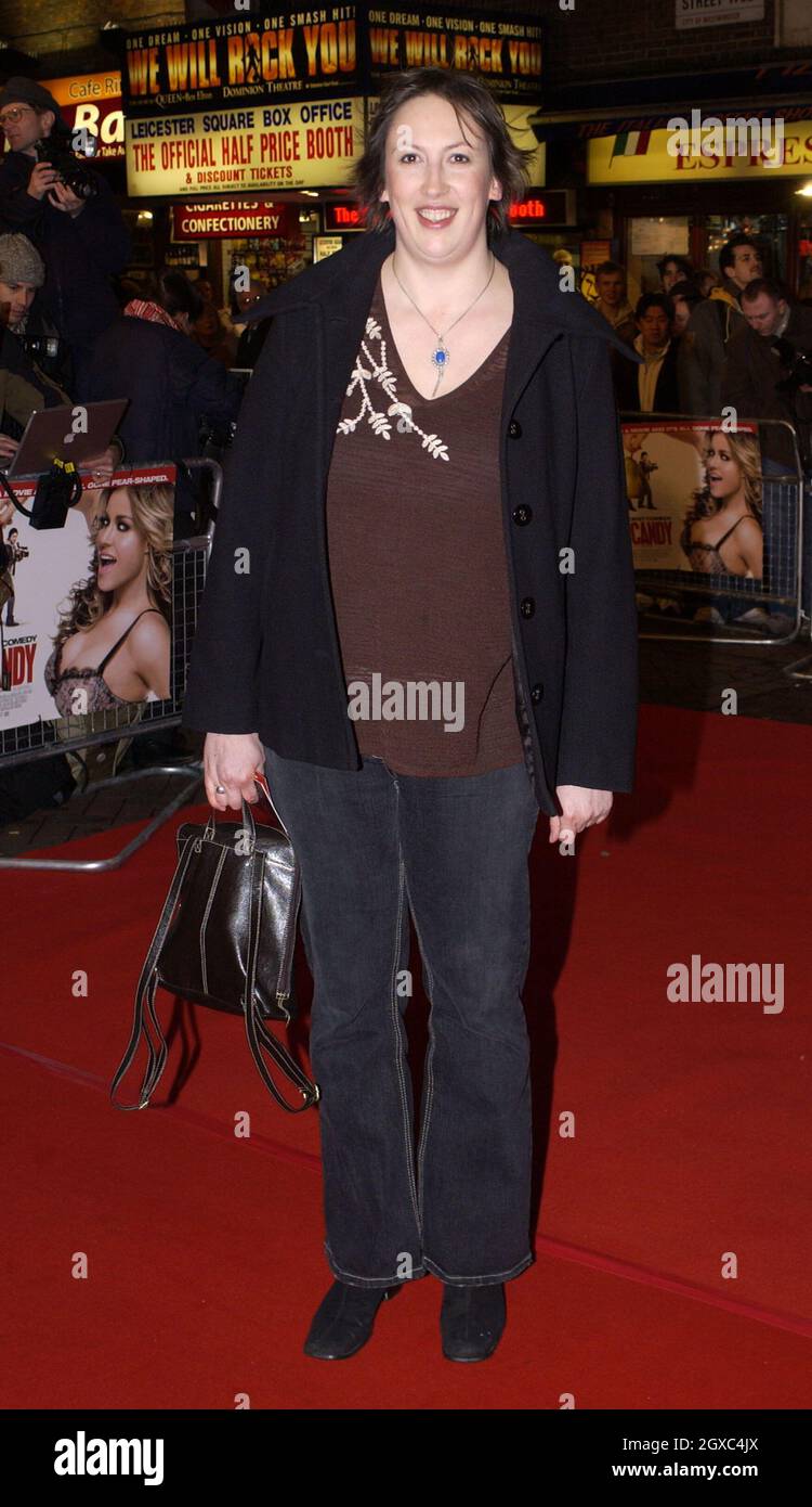 Comedy writer and performer, Miranda Hart arrives for the UK Premiere ...