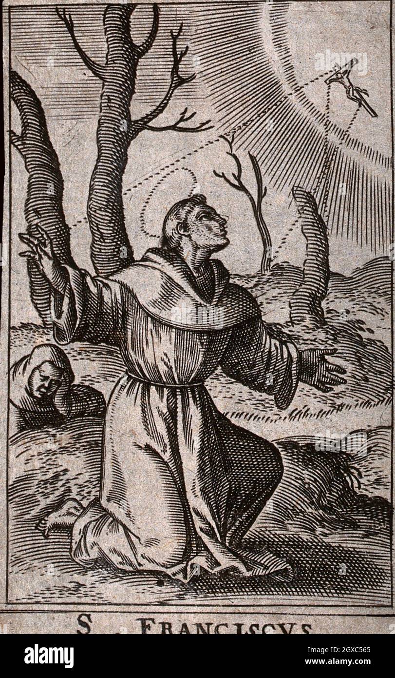 St francis receiving the stigmata hi-res stock photography and images - Alamy