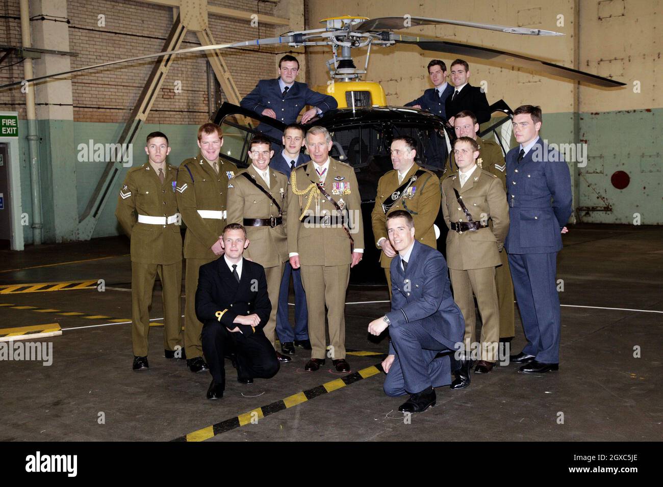 Prince Charles, Prince of Wales, Colonel-In-Chief of The Army Air Corps ...