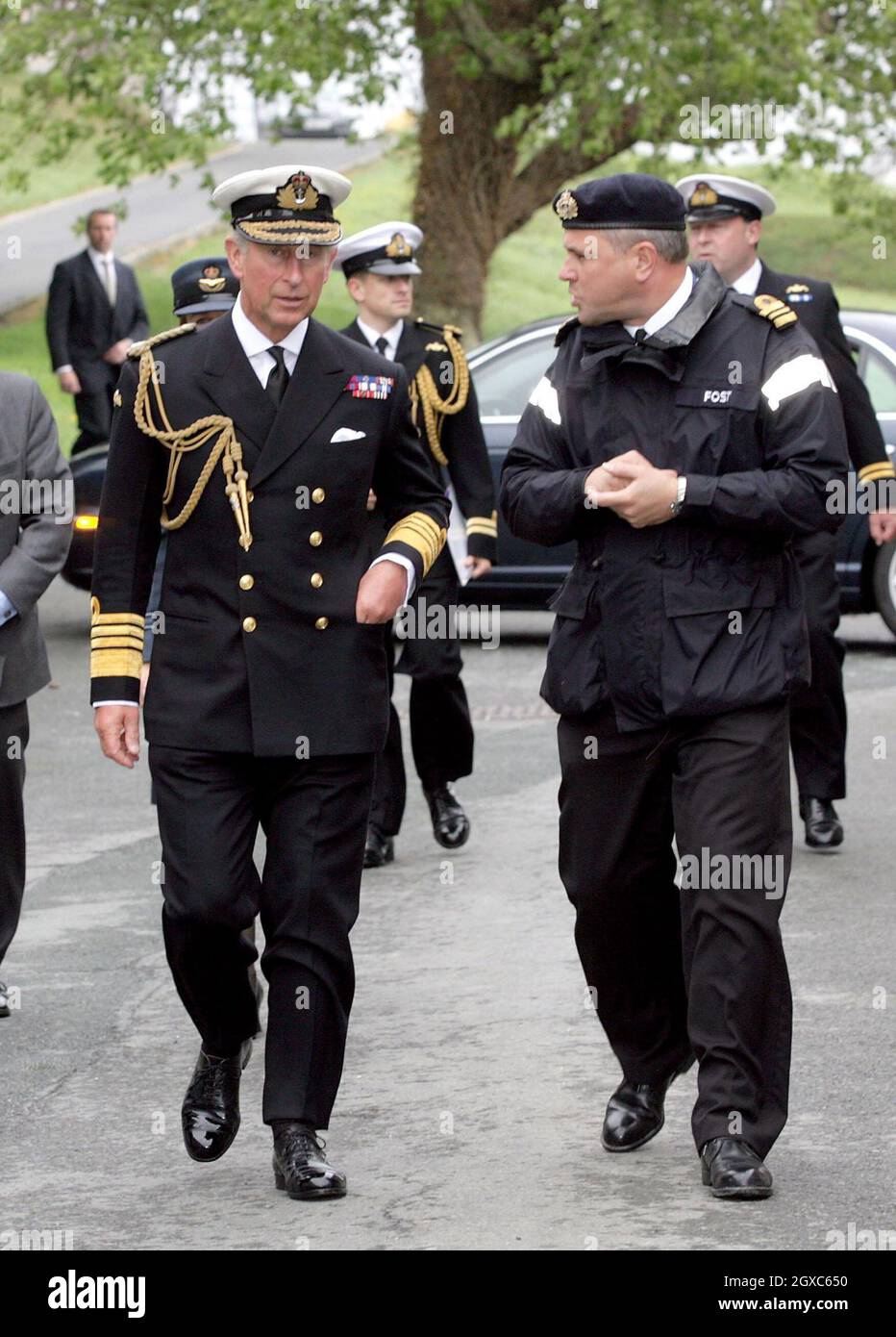 Prince Charles, Prince of Wales, Commodore-in-Chief, tours HM Naval ...