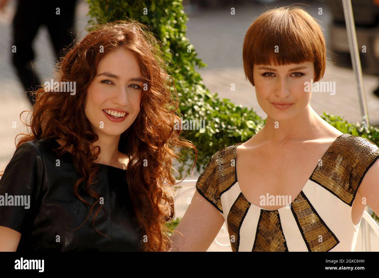 Erin O'Connor and Elizabeth Jagger attending the M&S Autumn/Winter 2007 ...