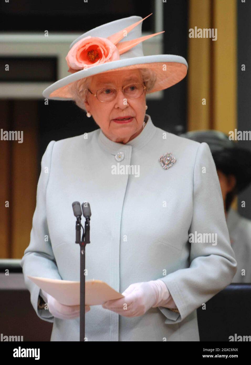 National assembly for wales with the queen in cardiff hi-res stock ...