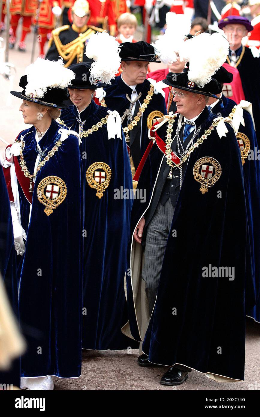 Annual garter ceremony hi-res stock photography and images - Alamy