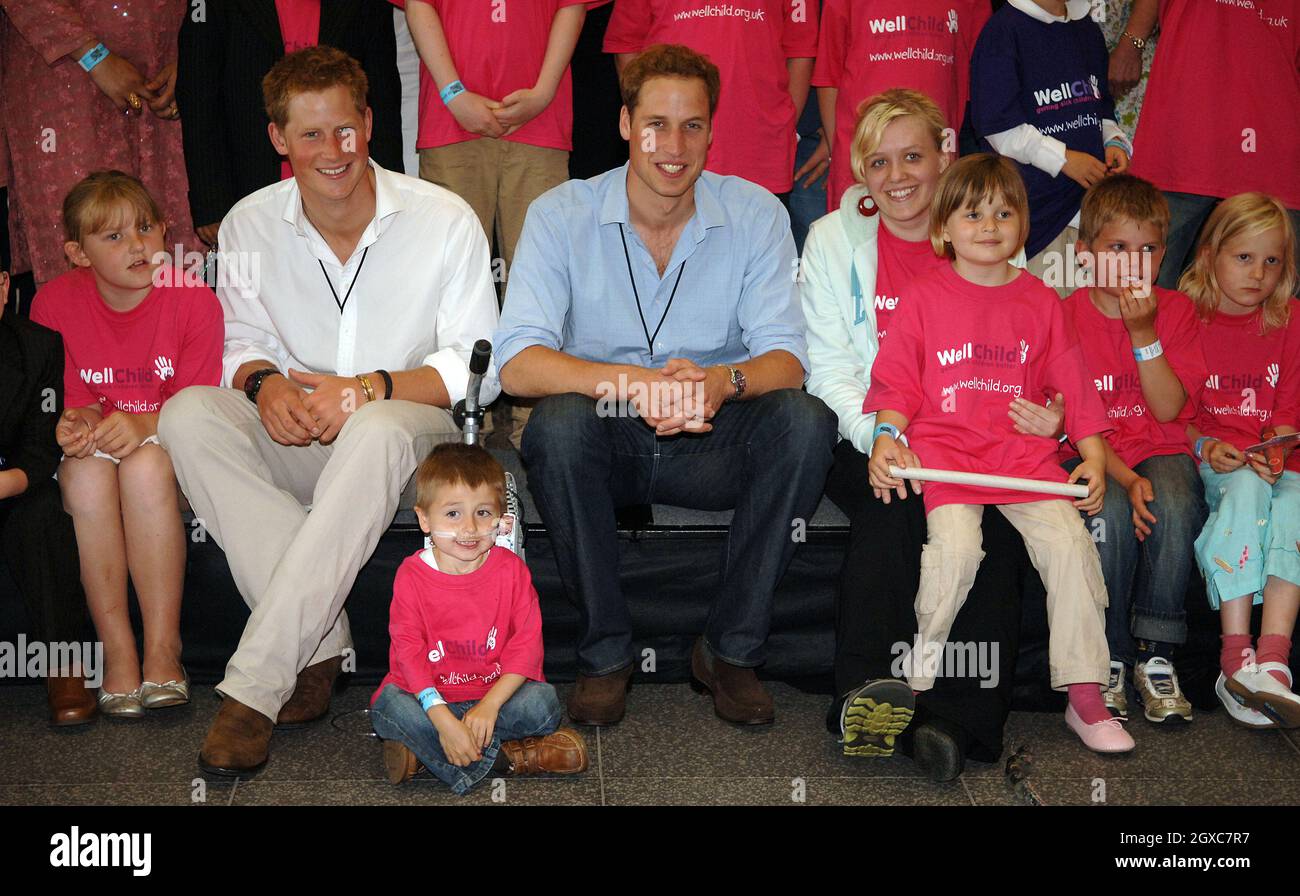 Prince William And Harry As Children