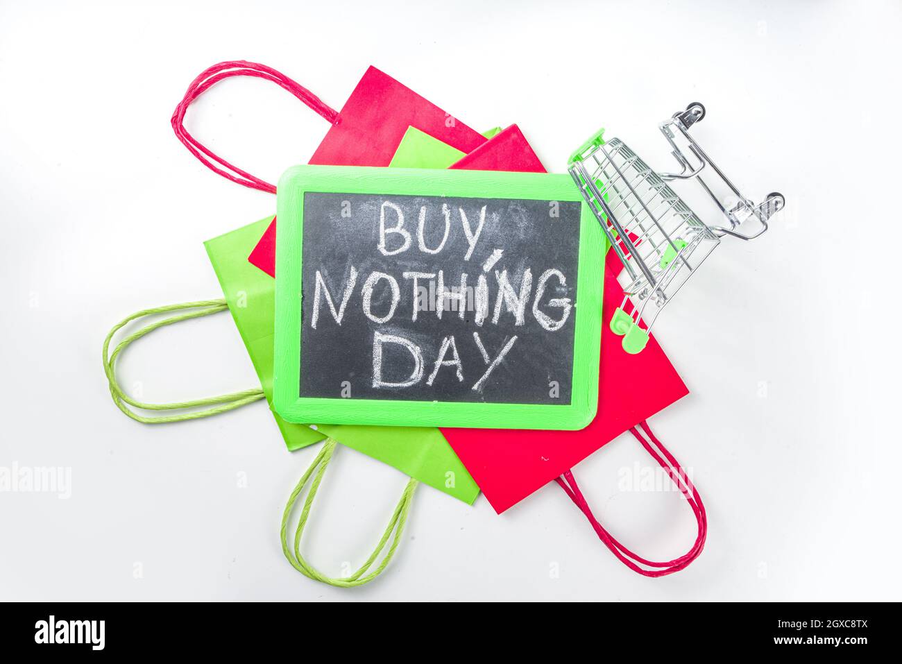 Buy nothing day background, International day of protest against ...