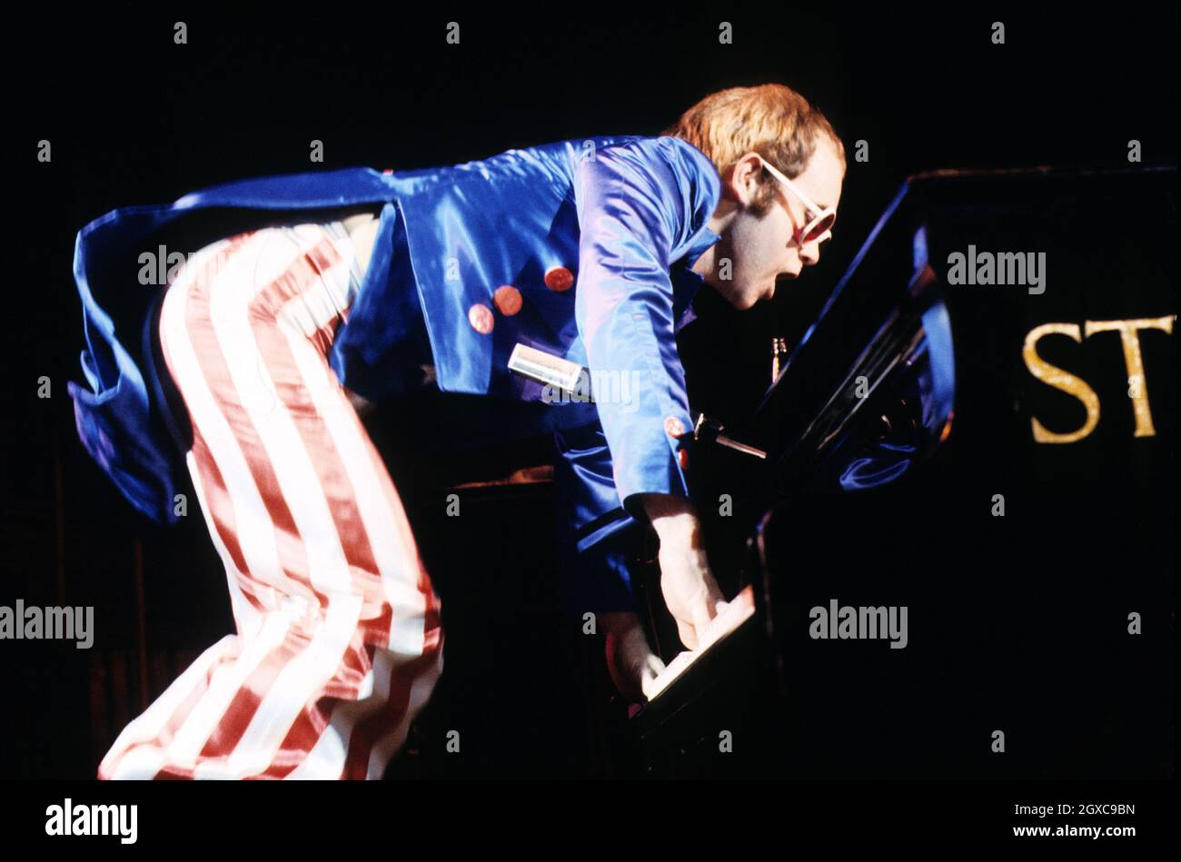 English singer ang song-writer Elton John Stock Photo - Alamy