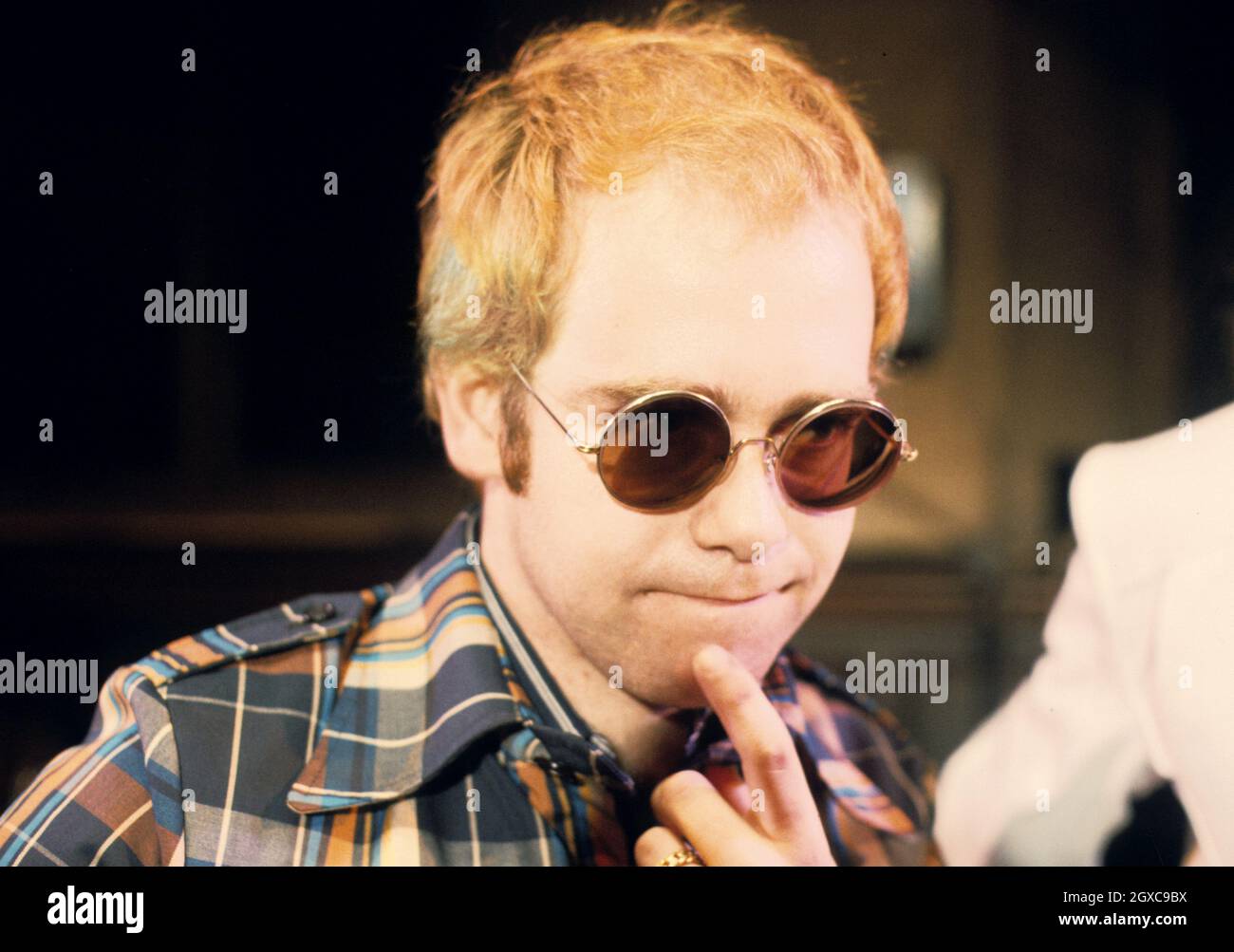 English singer ang song-writer Elton John Stock Photo - Alamy
