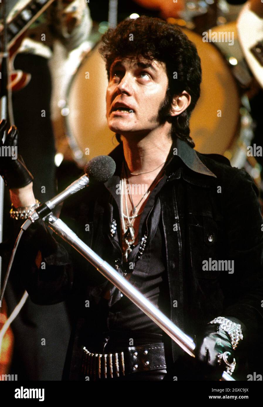 English singer Alvin Stardust Stock Photo - Alamy