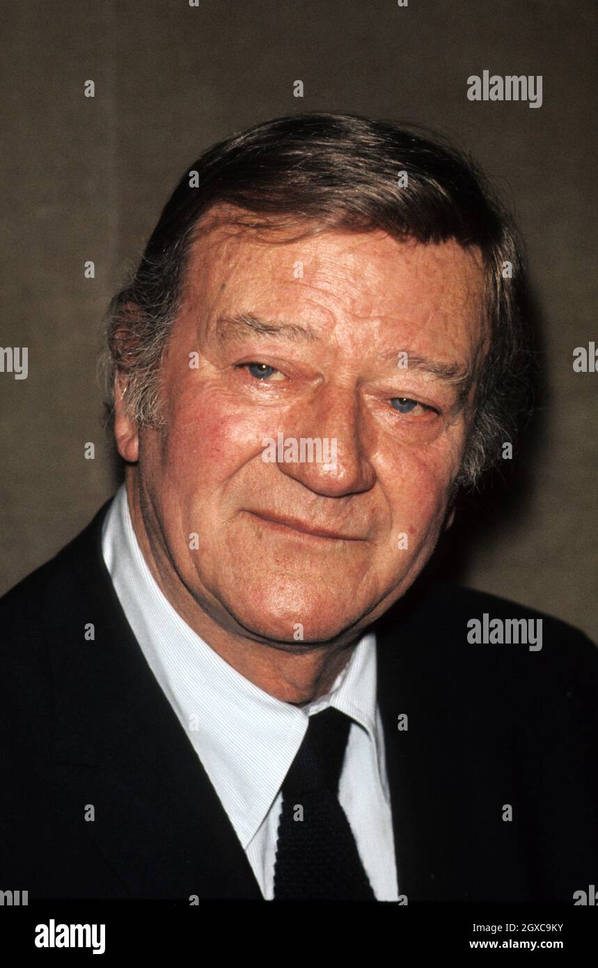 American actor John Wayne, circa 1980 Stock Photo - Alamy