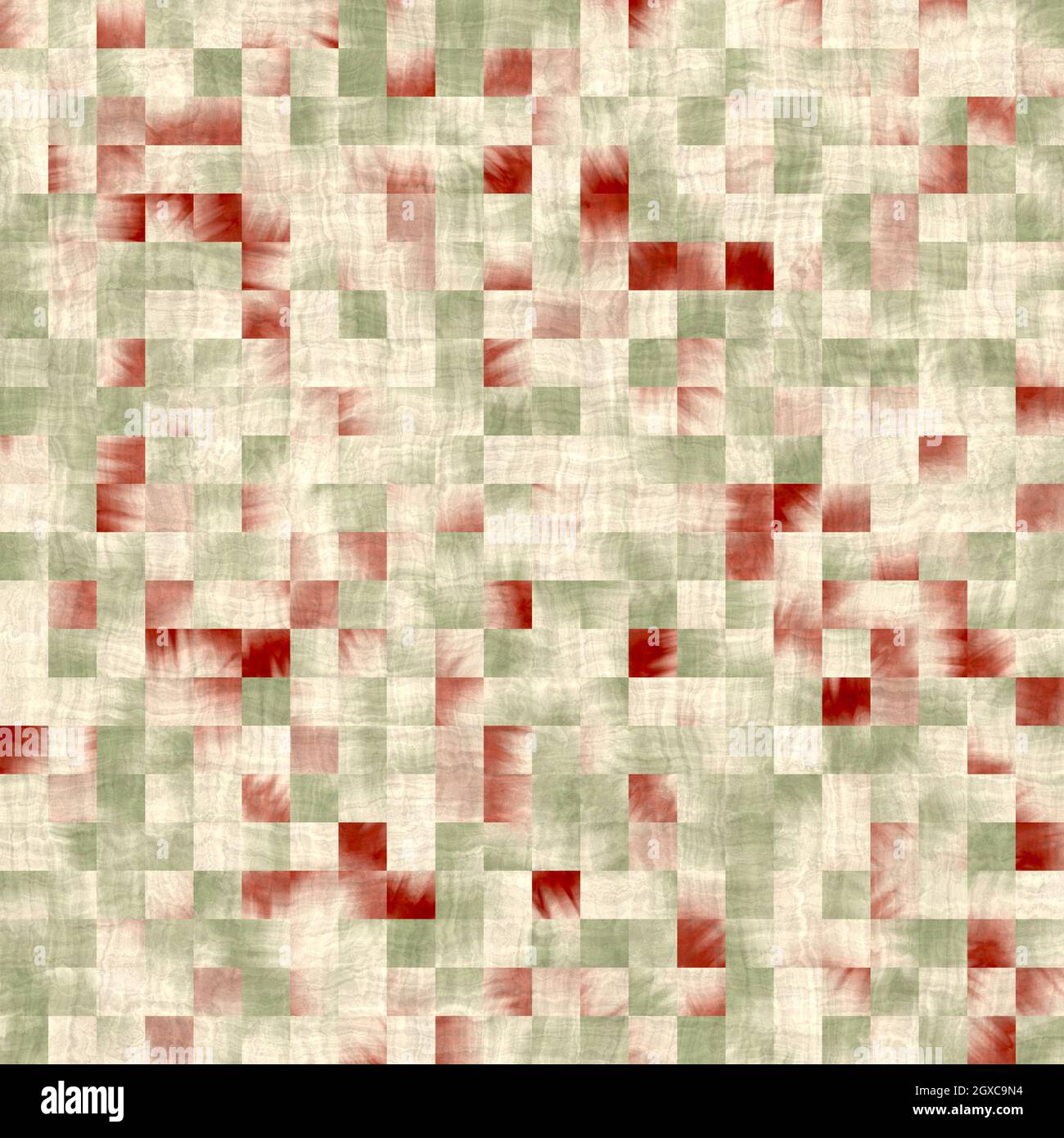 Seamless square tile faux wall mosaic pattern for surface design and ...