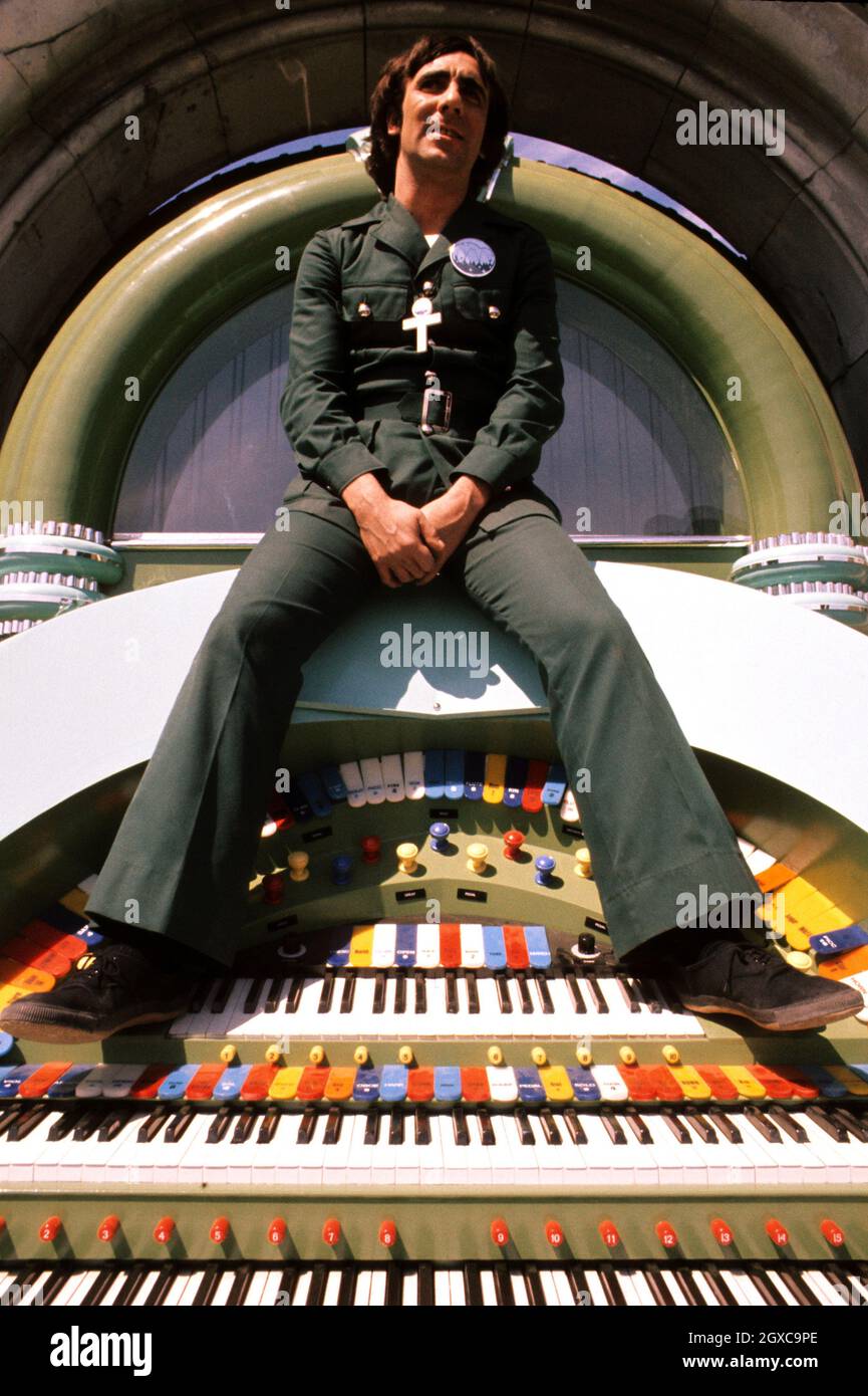 Keith Moon of The Who on the set of Ken Russell's film version of the ...