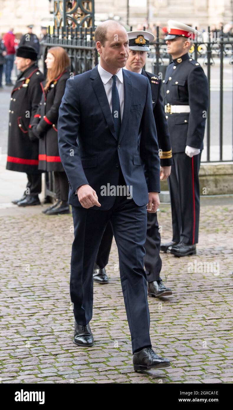 Prince William, Duke of Cambridge attends a Service of Thanksgiving for ...
