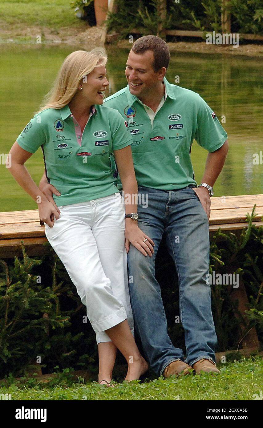 Peter Phillips and Autumn Kelly after they announced their engagement ...