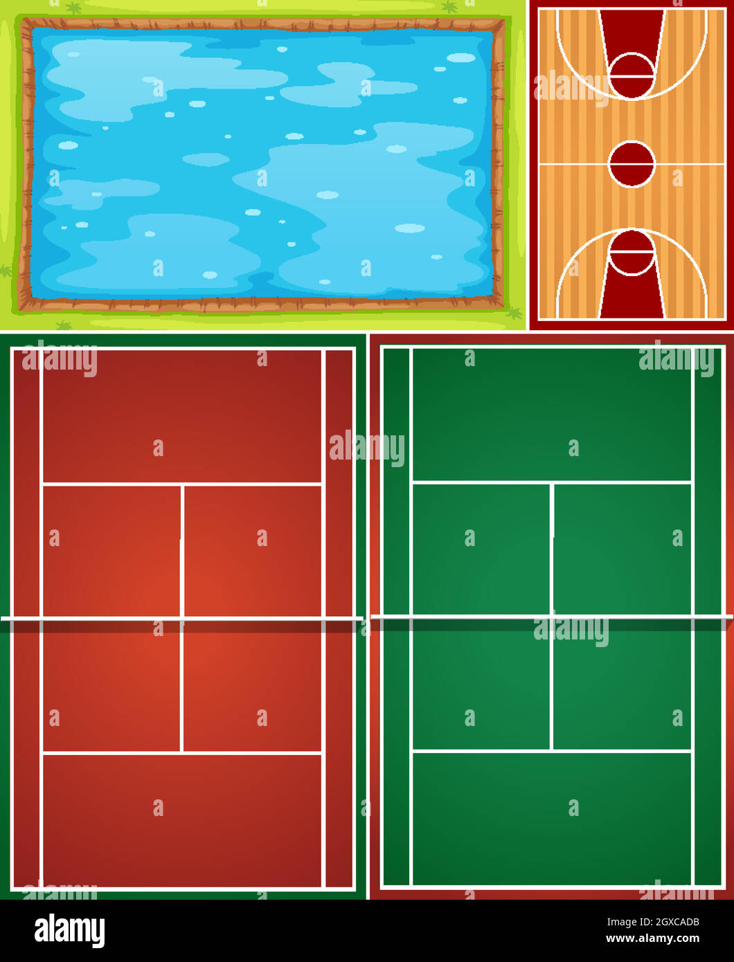 Swamp green pool water Stock Vector Images - Alamy