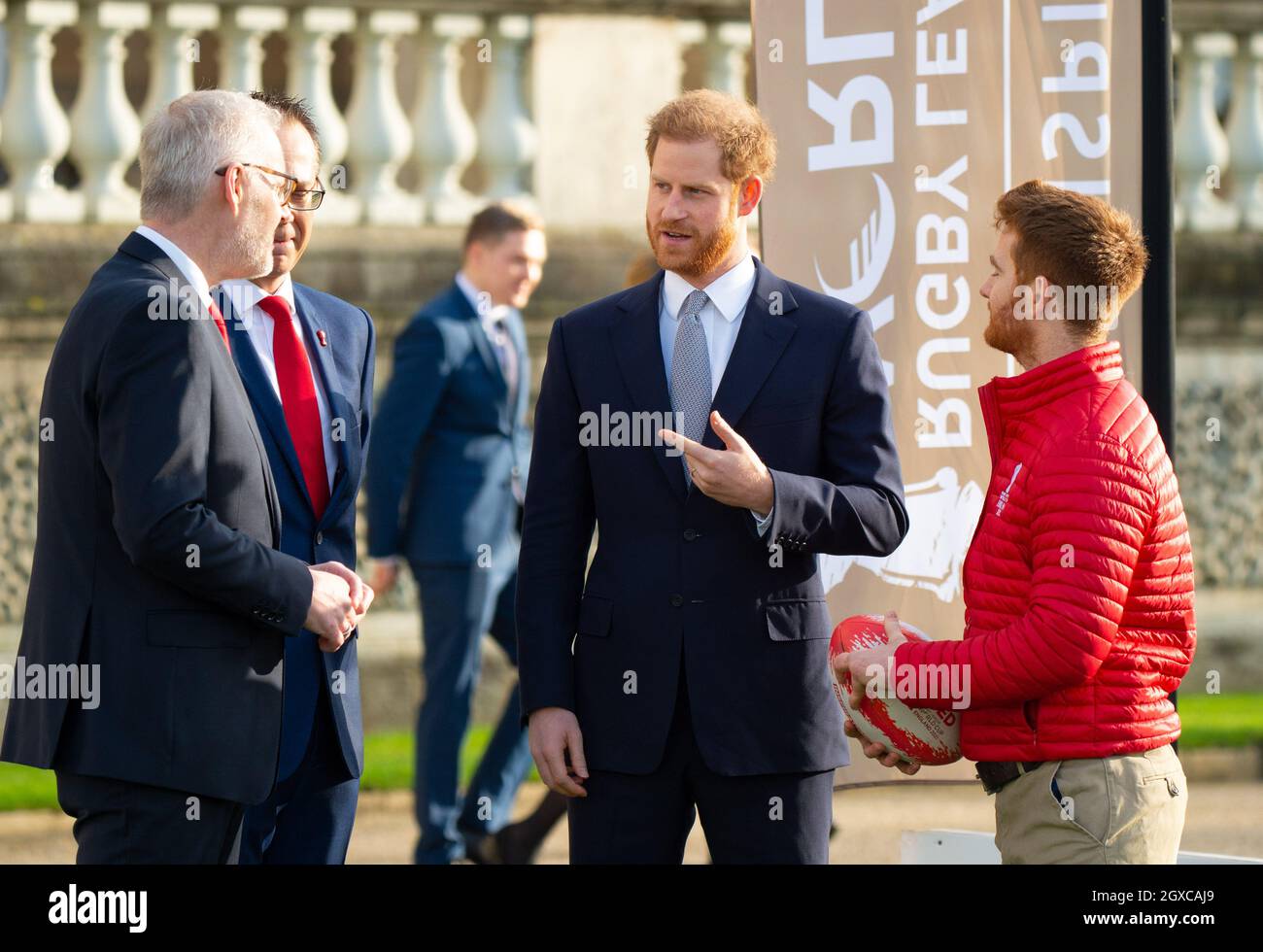 Prince Harry, Duke of Sussex, the Patron of the Rugby Football League ...