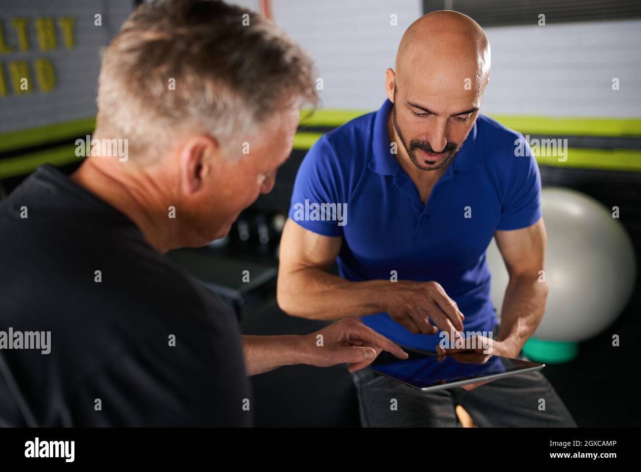Mature male physical therapist digital hi-res stock photography and ...