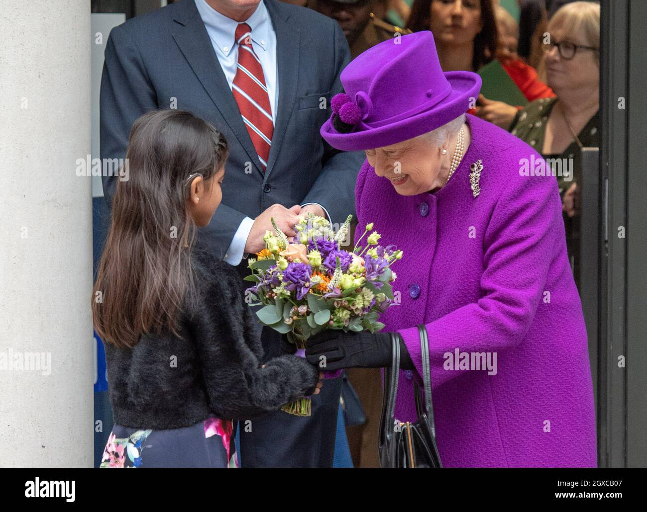 Queen Elizabeth II opens the new premises of the Royal National ENT and ...