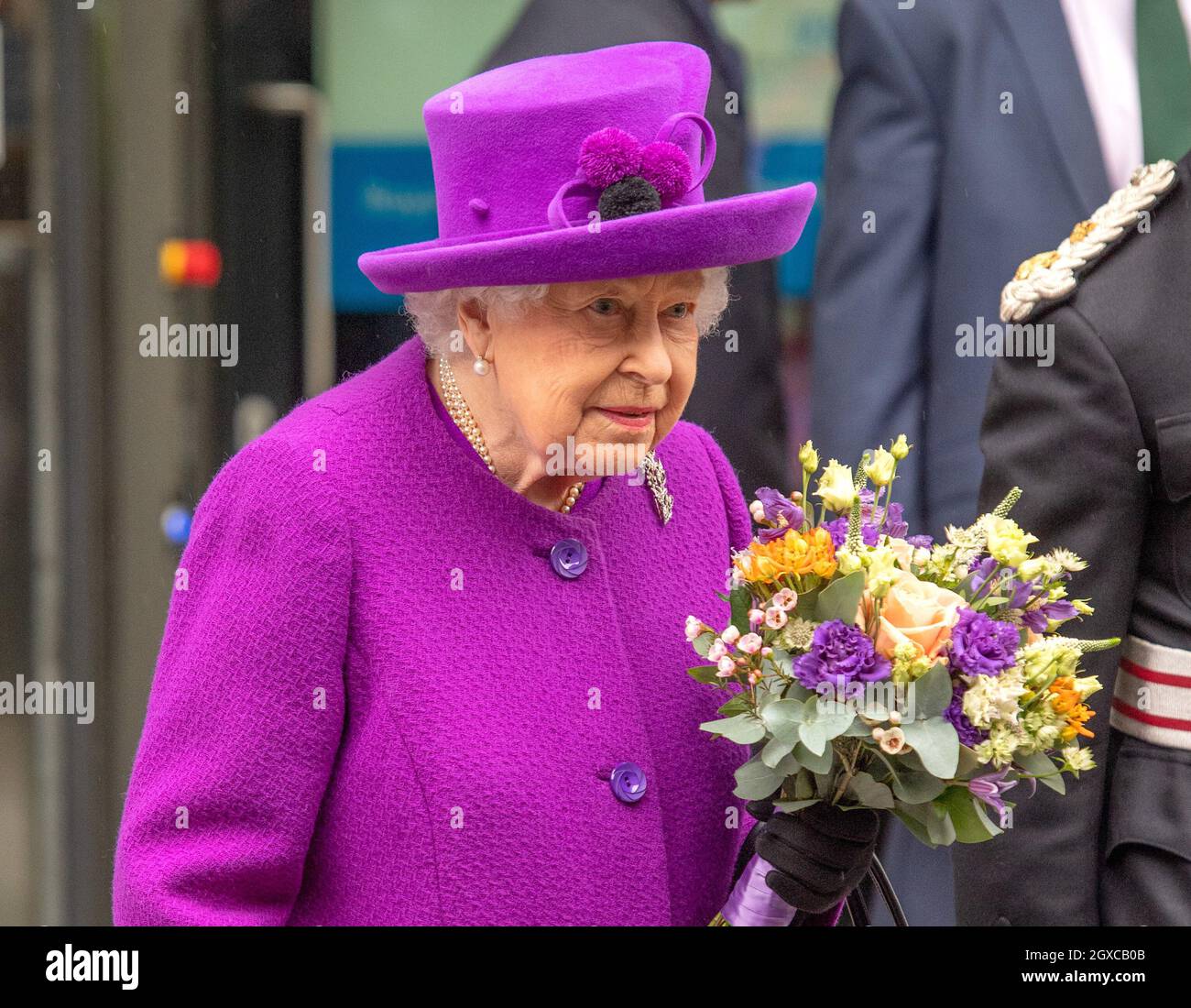 Queen Elizabeth II opens the new premises of the Royal National ENT and ...